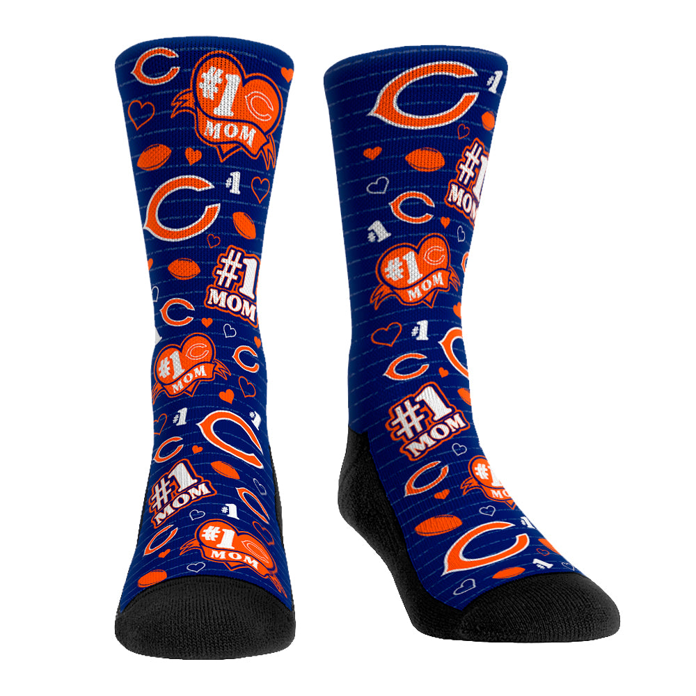Chicago Bears Socks - #1 Mom Socks - NFL Socks - Rock 'Em Socks
