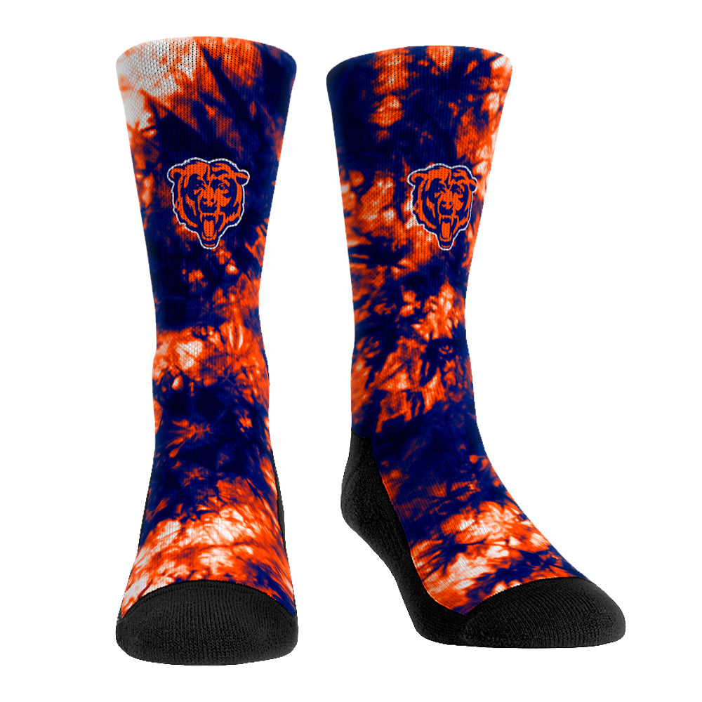 Chicago Bears Socks - Team Tie Dye Socks - NFL Socks - Rock 'Em Socks