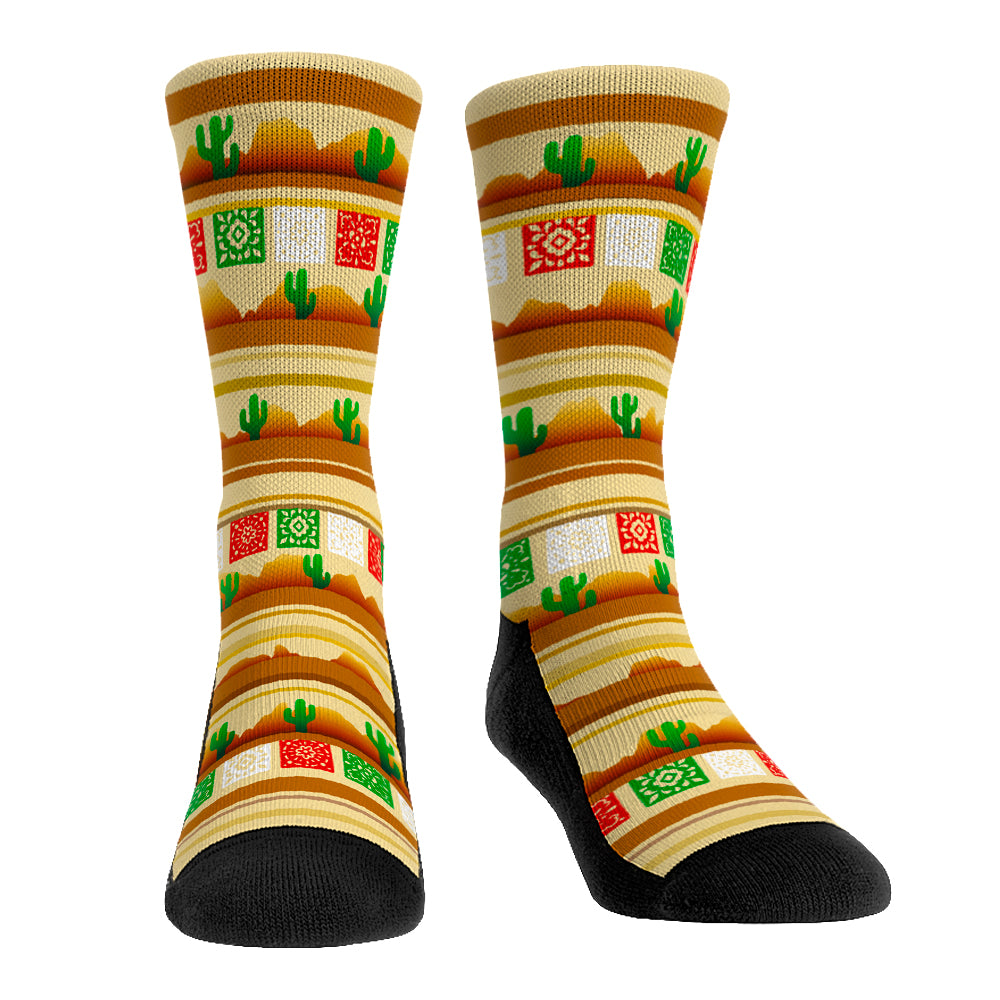 Papel Picado Socks - Cinco De Mayo Socks - Rock 'Em Socks