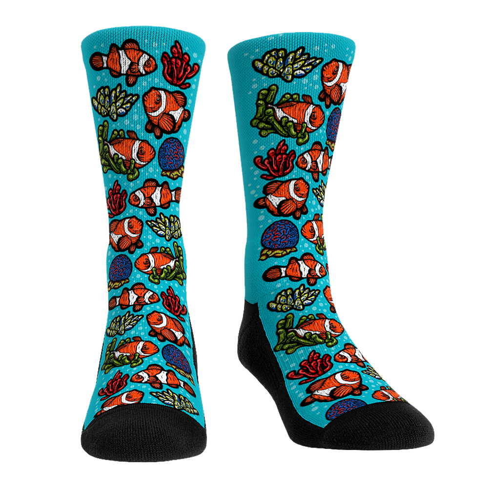 Clownfish Socks - All-Over - Animals Collection - Rock 'Em Socks