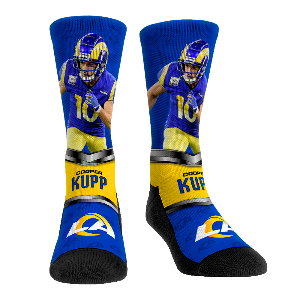 Los Angeles Rams Socks - Highlight - Rock 'Em Socks - NFL