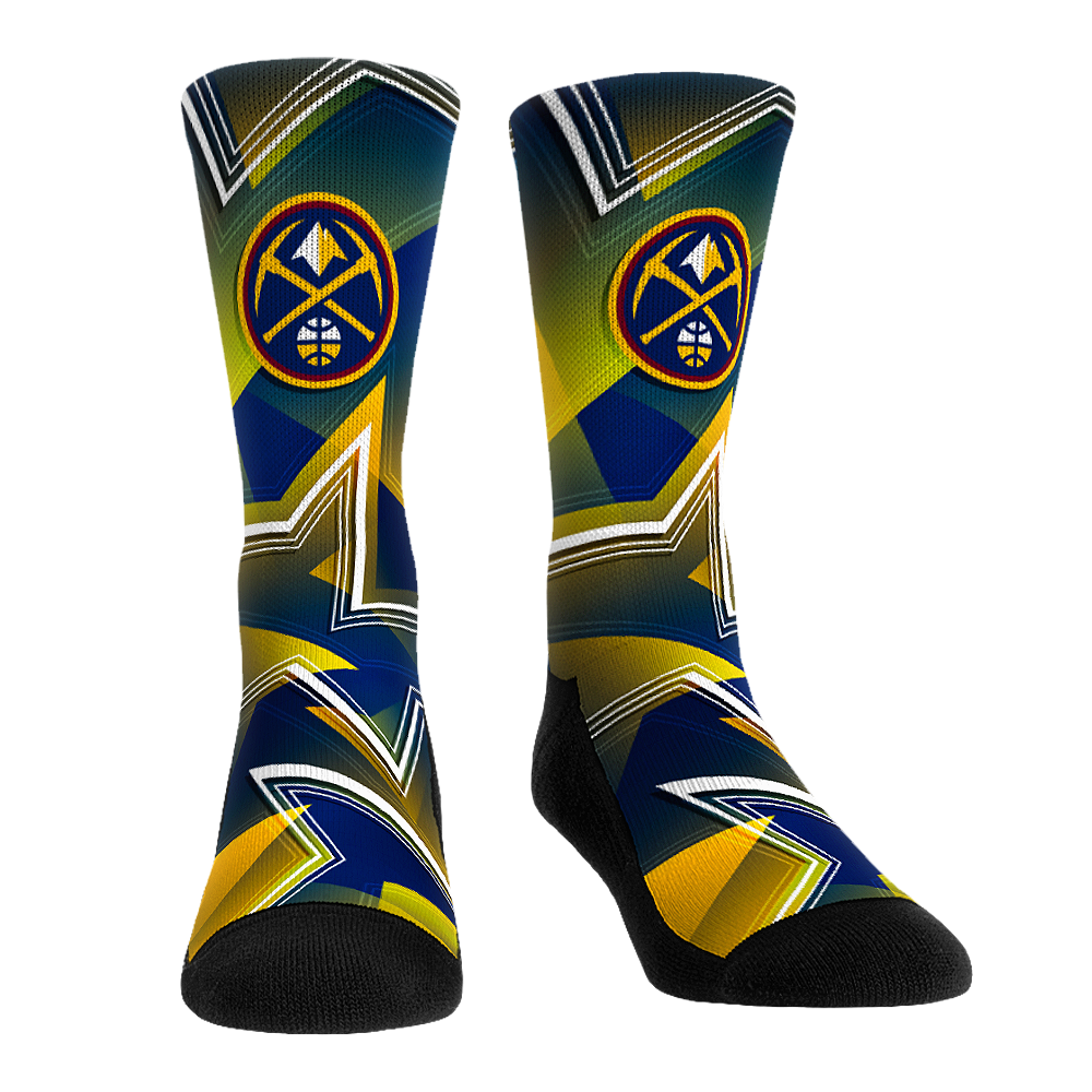 Denver Nuggets Socks - Fast Break - NBA Socks - Rock 'Em Socks