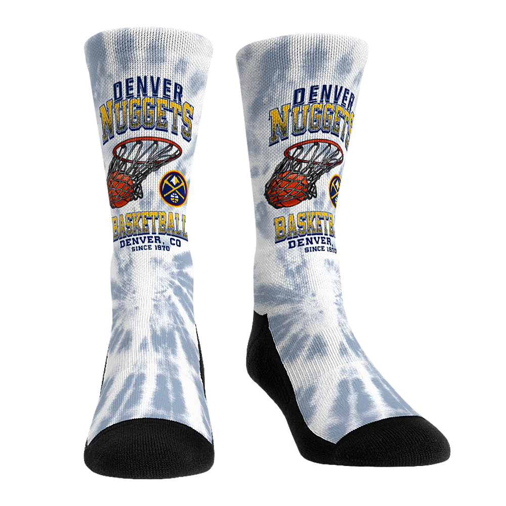 Denver Nuggets Socks - Vintage Hoop - NBA Socks - Rock 'Em Socks
