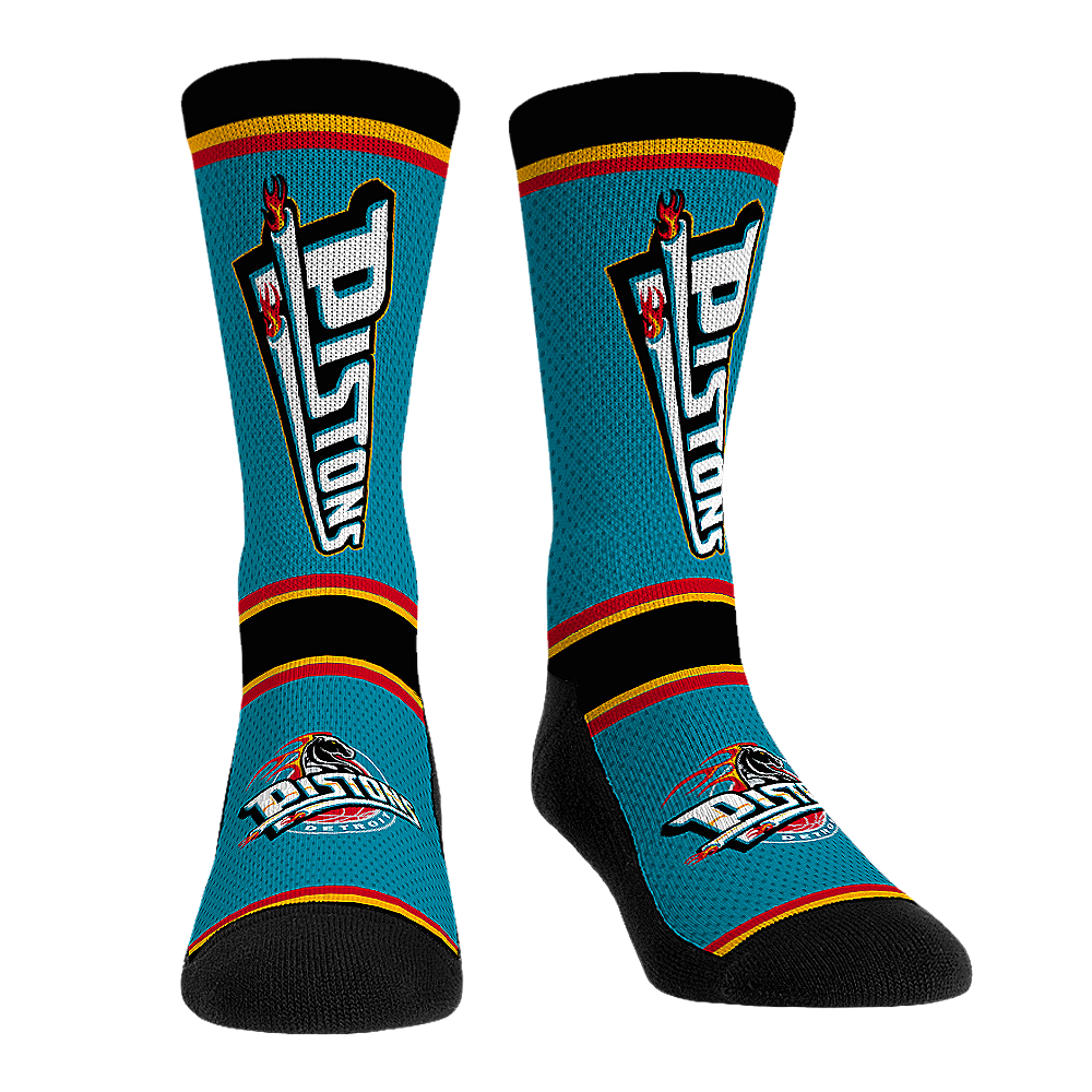 Detroit Pistons Socks - Classic Edition Jersey Socks - NBA Socks - Rock ...
