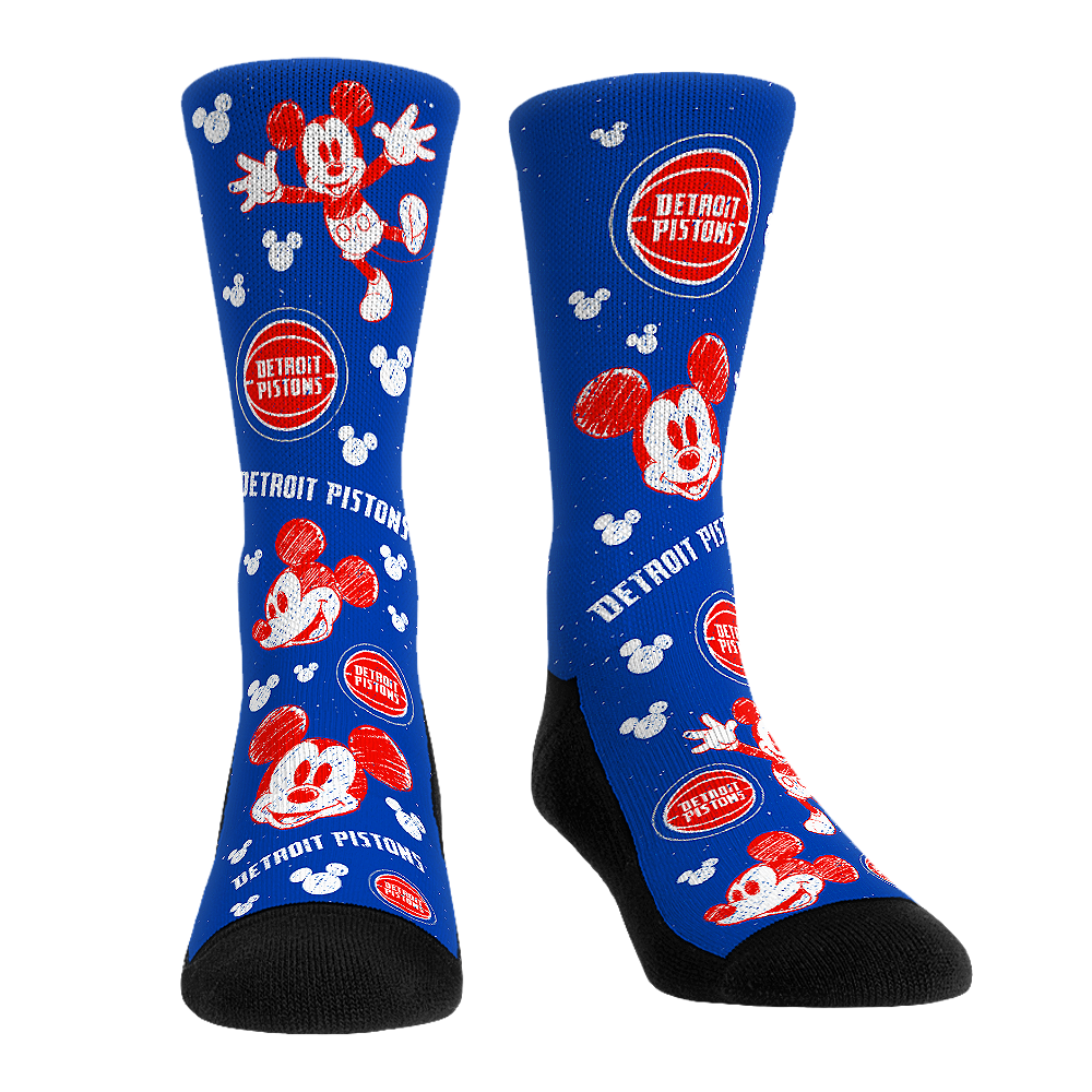 Detroit Pistons Socks - Disney - NBA Socks - Rock 'Em Socks