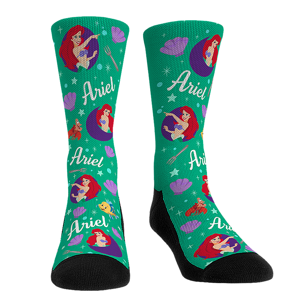 Disney Princess Socks - Ariel All-Over - Rock 'Em Socks