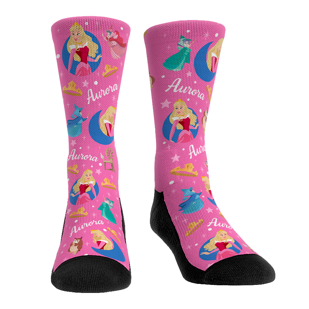 Disney Princess Socks - Aurora All-Over - Rock 'Em Socks