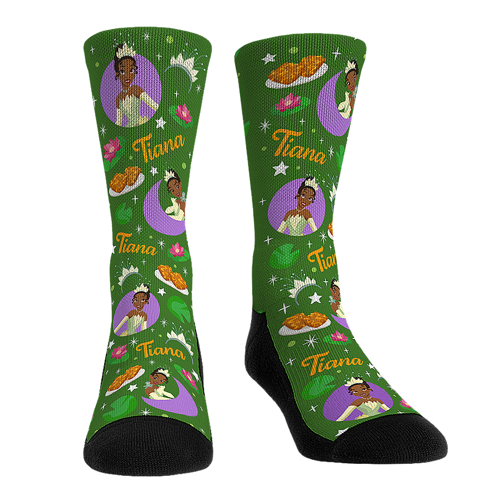 Disney Princess Socks - Tiana All-Over - Rock 'Em Socks