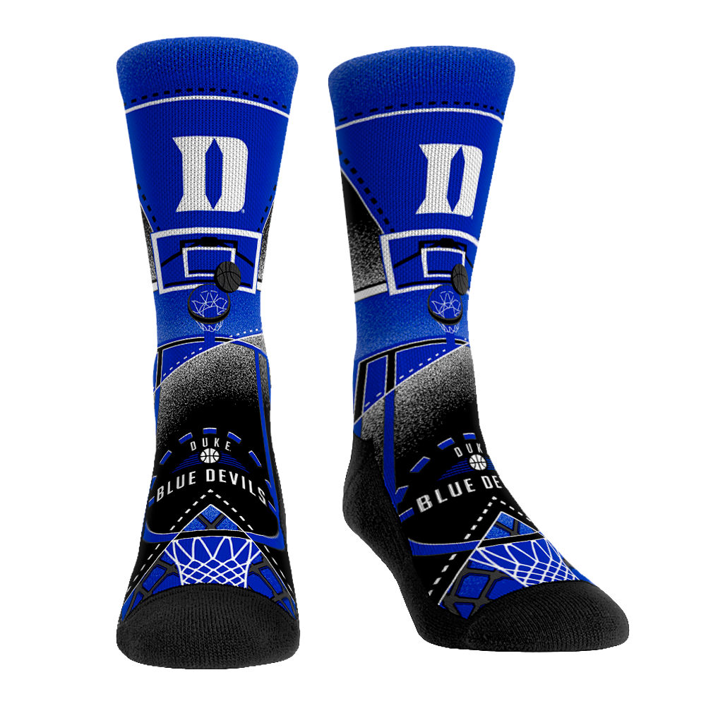 Duke Blue Devils Socks - Nothing But Net - Rock 'Em Socks - NCAA
