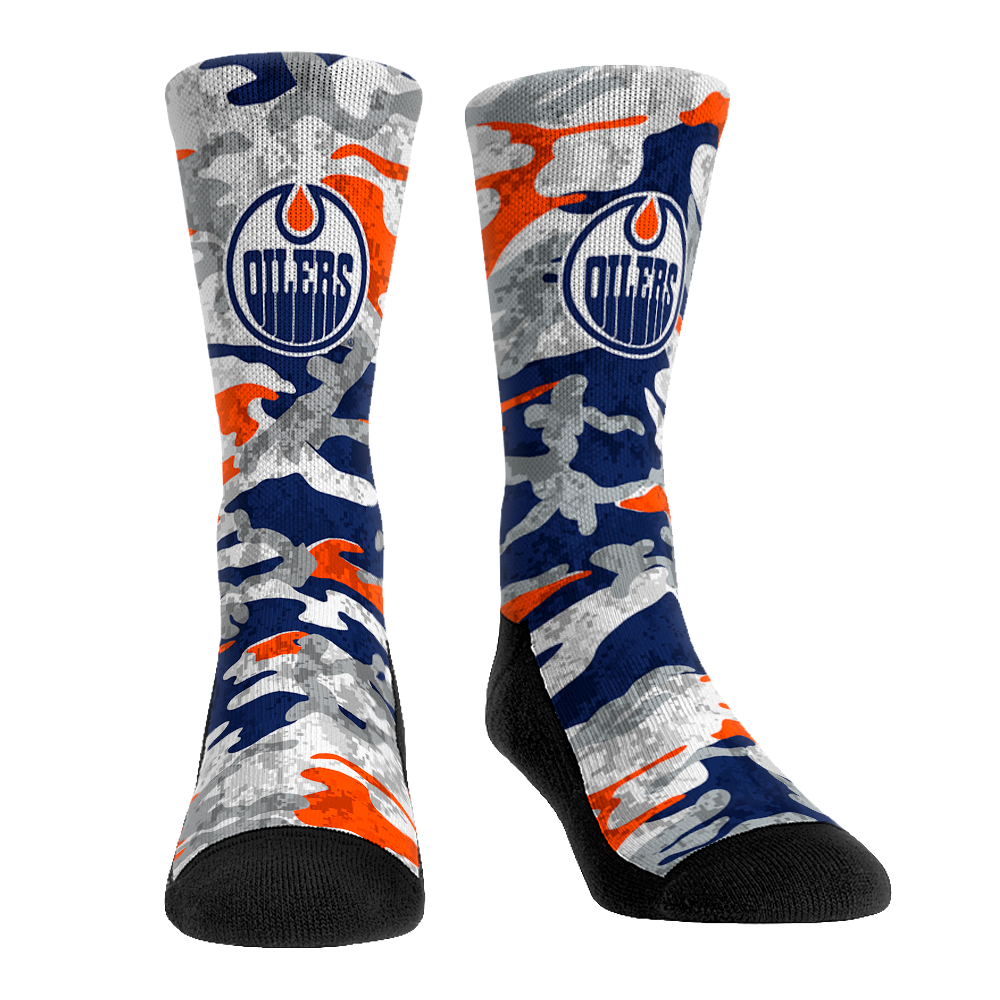 Edmonton Oilers - What The Camo - NHL Socks - Rock 'Em Socks