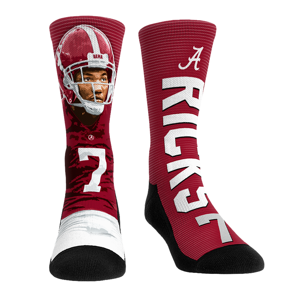 Alabama Crimson Tide Socks - Football Guy - Rock 'Em Socks - NIL