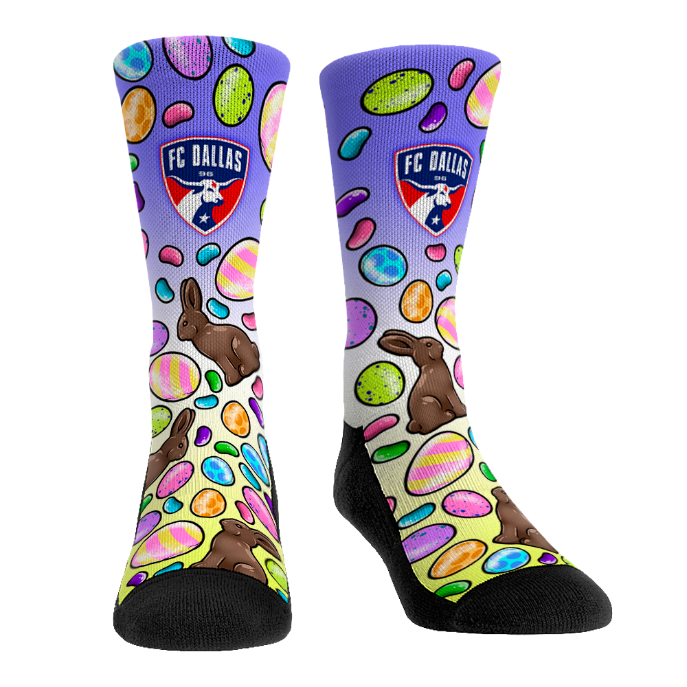 FC Dallas Socks - Easter Candy - MLS Socks - Rock 'Em Socks