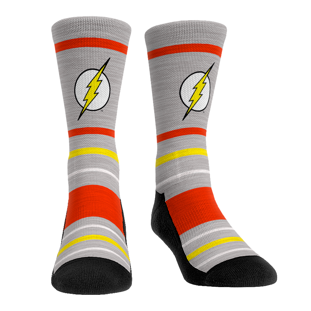 The Flash Socks - Classic Stripes - Rock 'Em Socks - DC Comics Socks