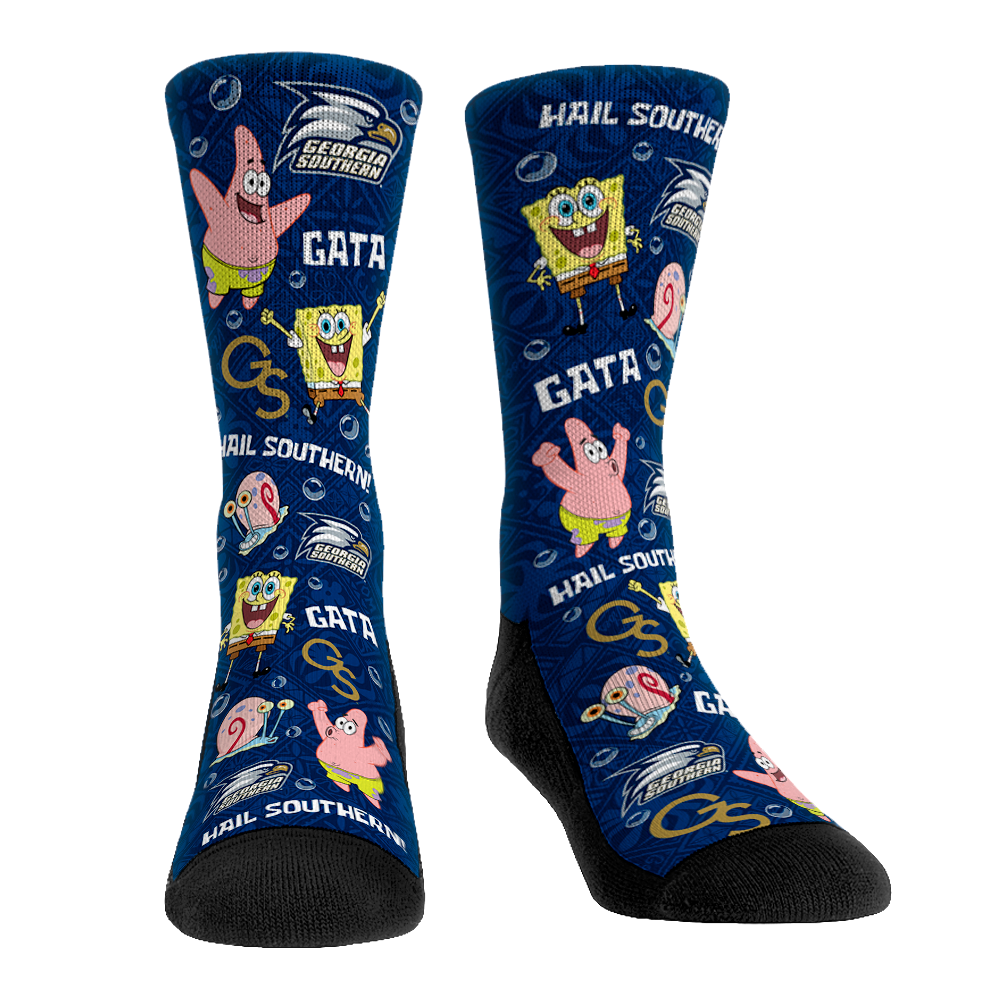 Georgia Southern Eagles - SpongeBob SquarePants Characters All-Over ...