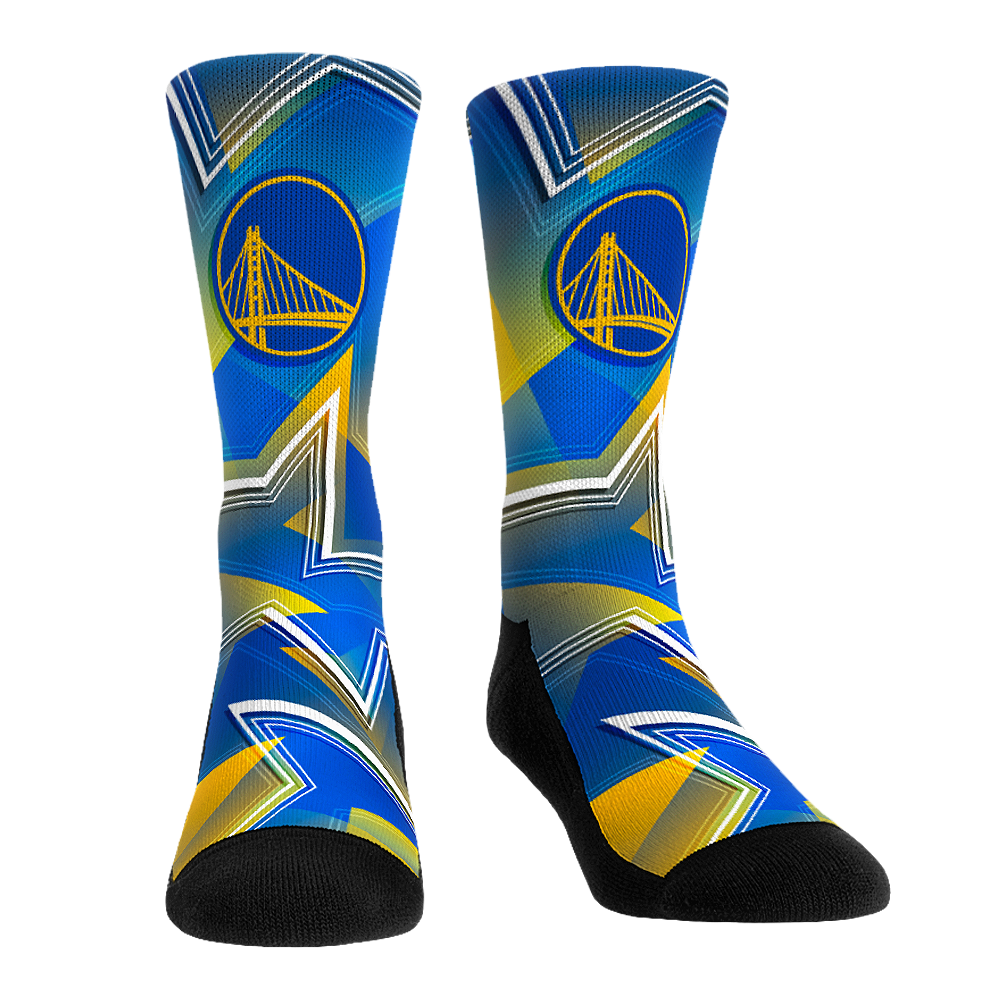 Golden State Warriors Socks - Fast Break - NBA Socks - Rock 'Em Socks