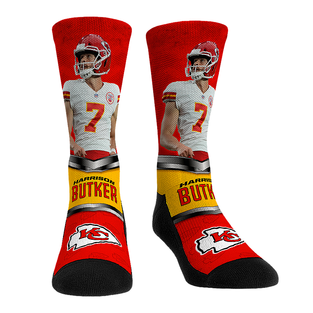 Kansas City Chiefs Socks - Highlight - Rock 'Em Socks - NFL