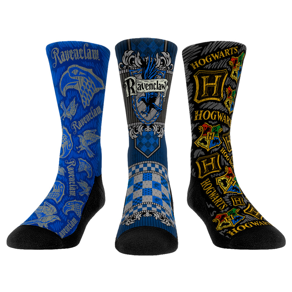 Ravenclaw Socks - 3-Pack - Rock 'Em Socks - Harry Potter Socks