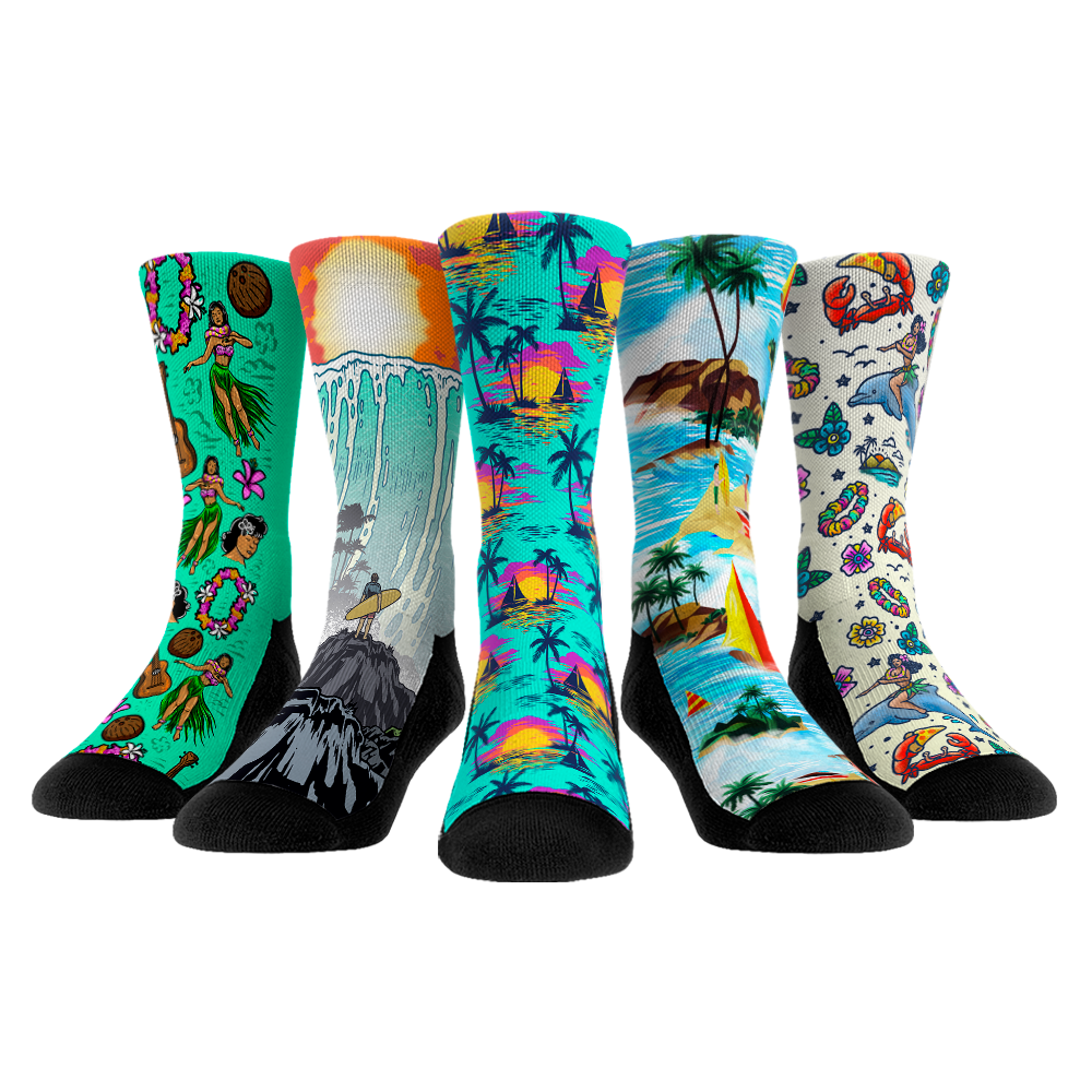 Hawaii 5-Pack - Rock 'Em Socks - Summer Socks