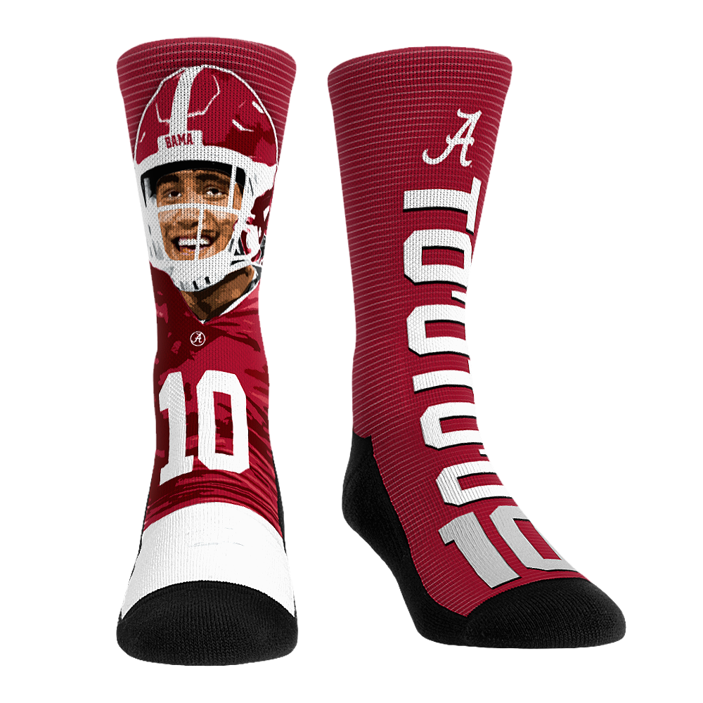 Alabama Crimson Tide Socks - Football Guy - Rock 'Em Socks - NIL