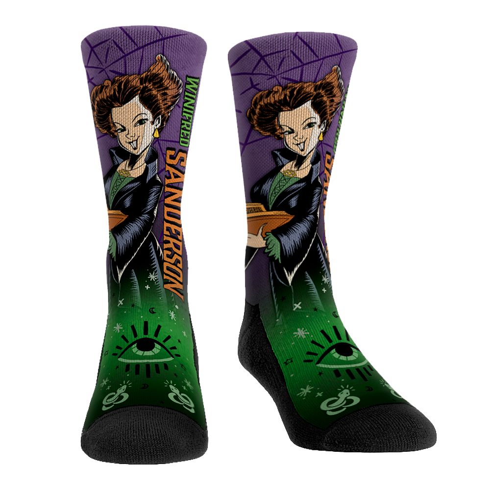 Hocus Pocus 2 Socks - Winifred Sanderson Sideplot - Disney Socks - Rock ...