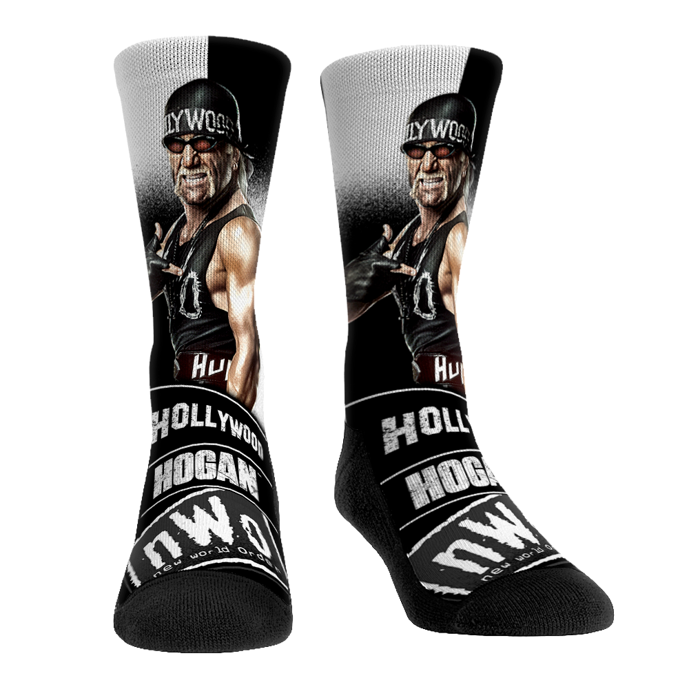 Hollywood Hulk Hogan Socks - Stare Down - WWE Socks - Rock 'Em Socks