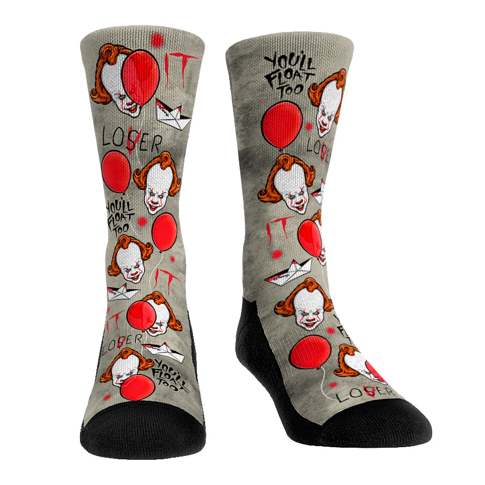 IT Socks - Pennywise All-Over Print Socks - Rock 'Em Socks