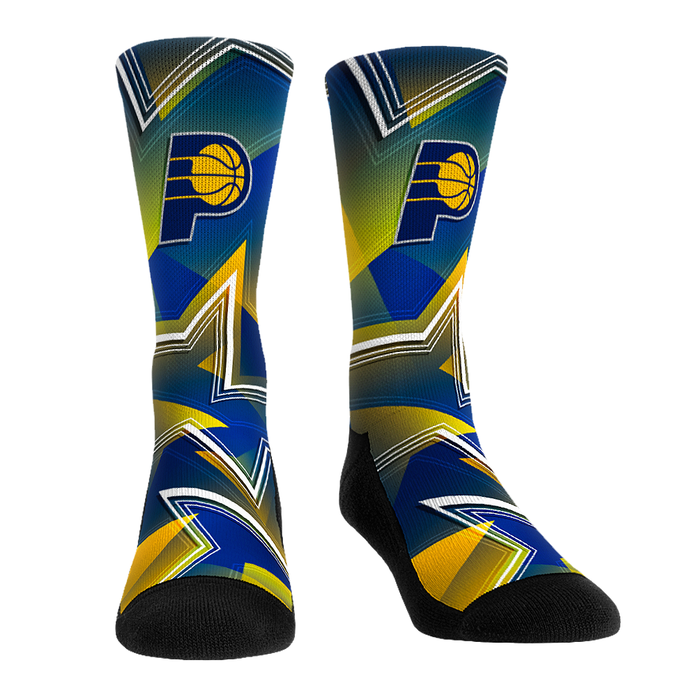 Indiana Pacers Socks - Fast Break - NBA Socks - Rock 'Em Socks