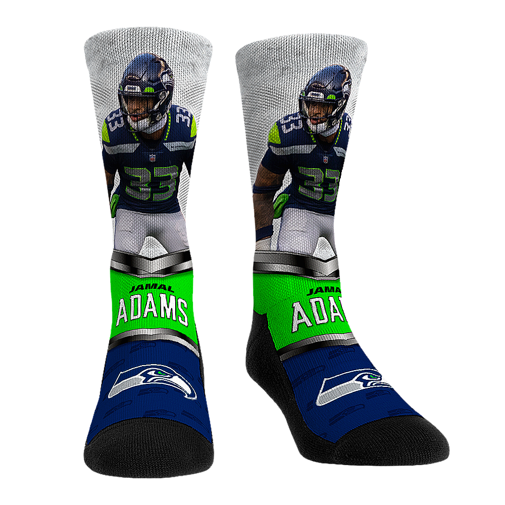 Seattle Seahawks Socks - Highlight - Rock 'Em Socks - NFL