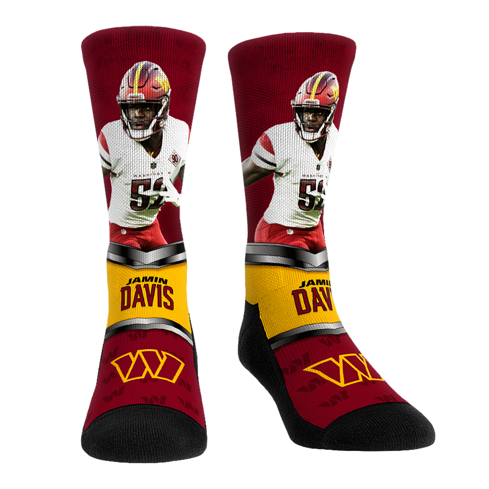 Washington Commanders Socks - Highlight - Rock 'Em Socks - NFL
