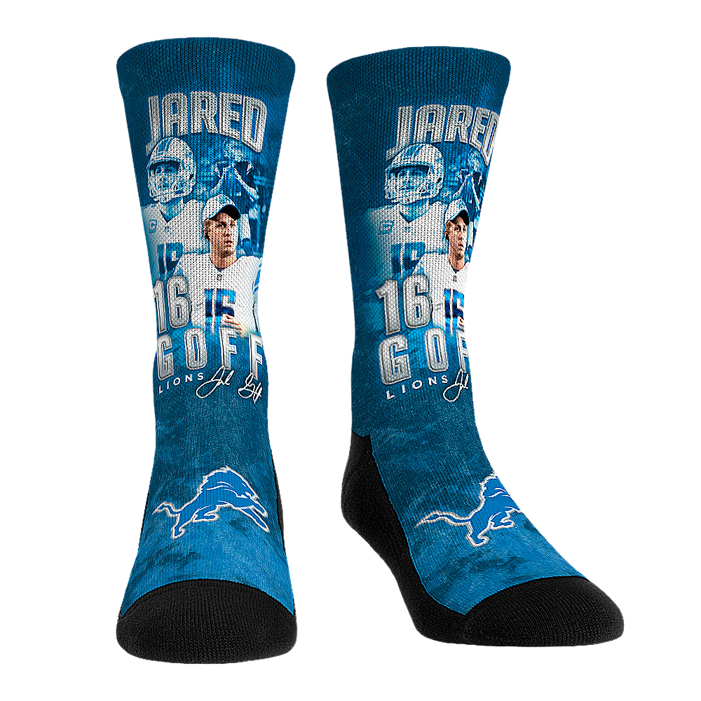 Jared Goff Socks - Detroit Lions Socks - Rock 'Em Socks - NFL
