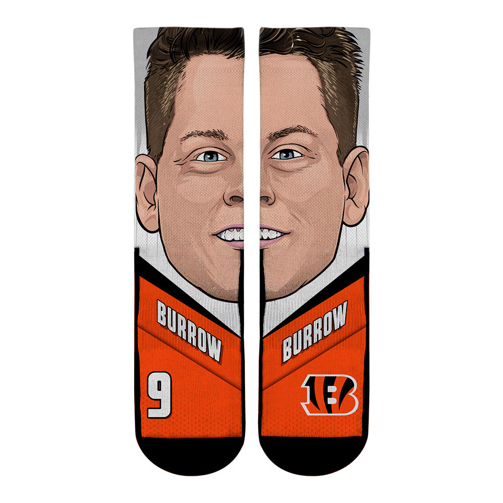 Joe Burrow Socks - Cincinnati Bengals Socks - Rock 'Em Socks - NFL