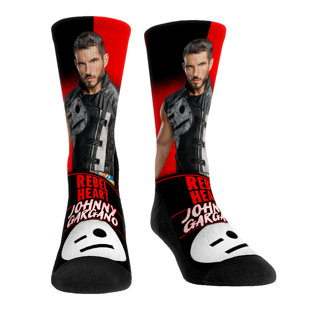 Johnny Gargano Socks - Stare Down - WWE Socks - Rock 'Em Socks