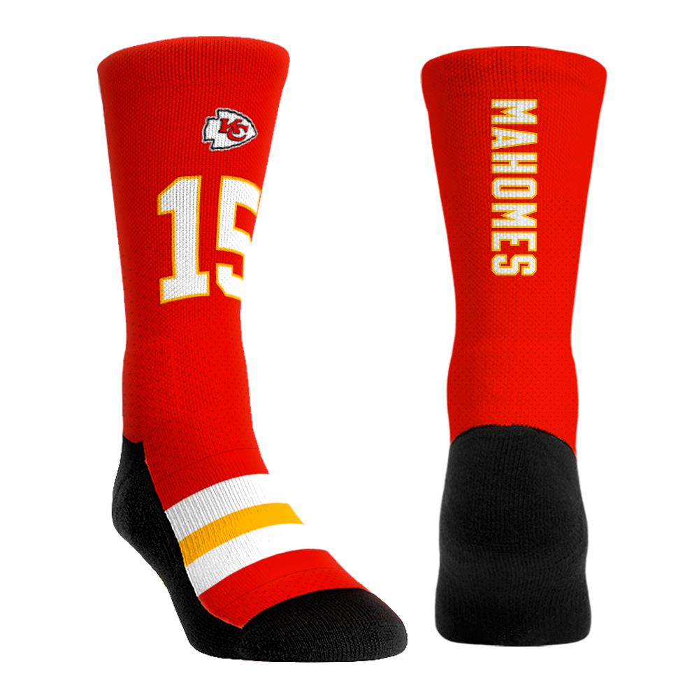 Patrick Mahomes Socks - Kansas City Chiefs Socks - Rock 'Em Socks - NFL