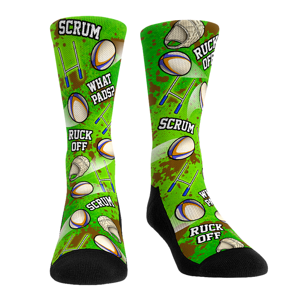 Rugby All-Over Socks - Rock 'Em Socks