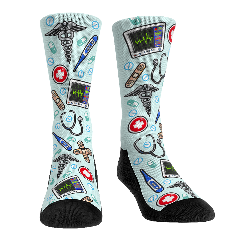 Medical All-Over Icons Socks - Rock 'Em Socks