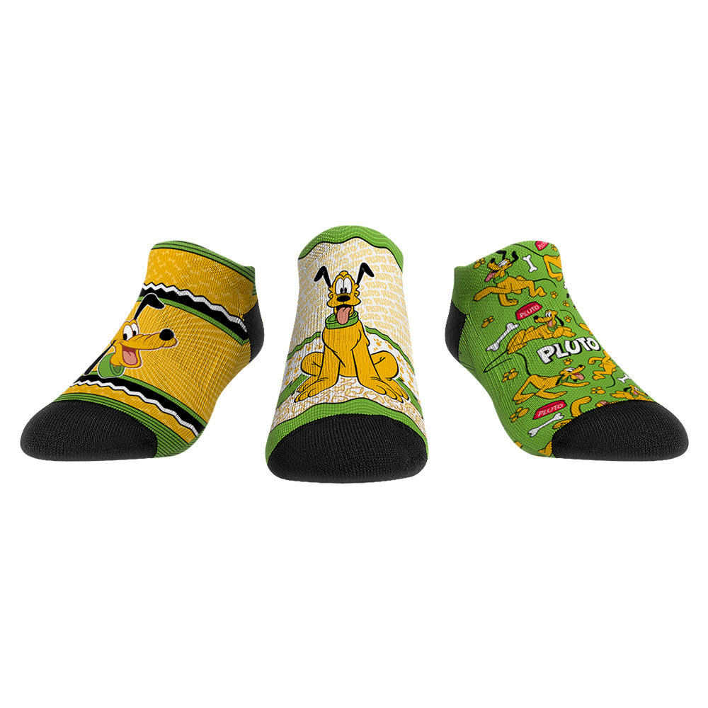 Pluto Socks - 3-Pack - Disney Socks - Rock 'Em Socks