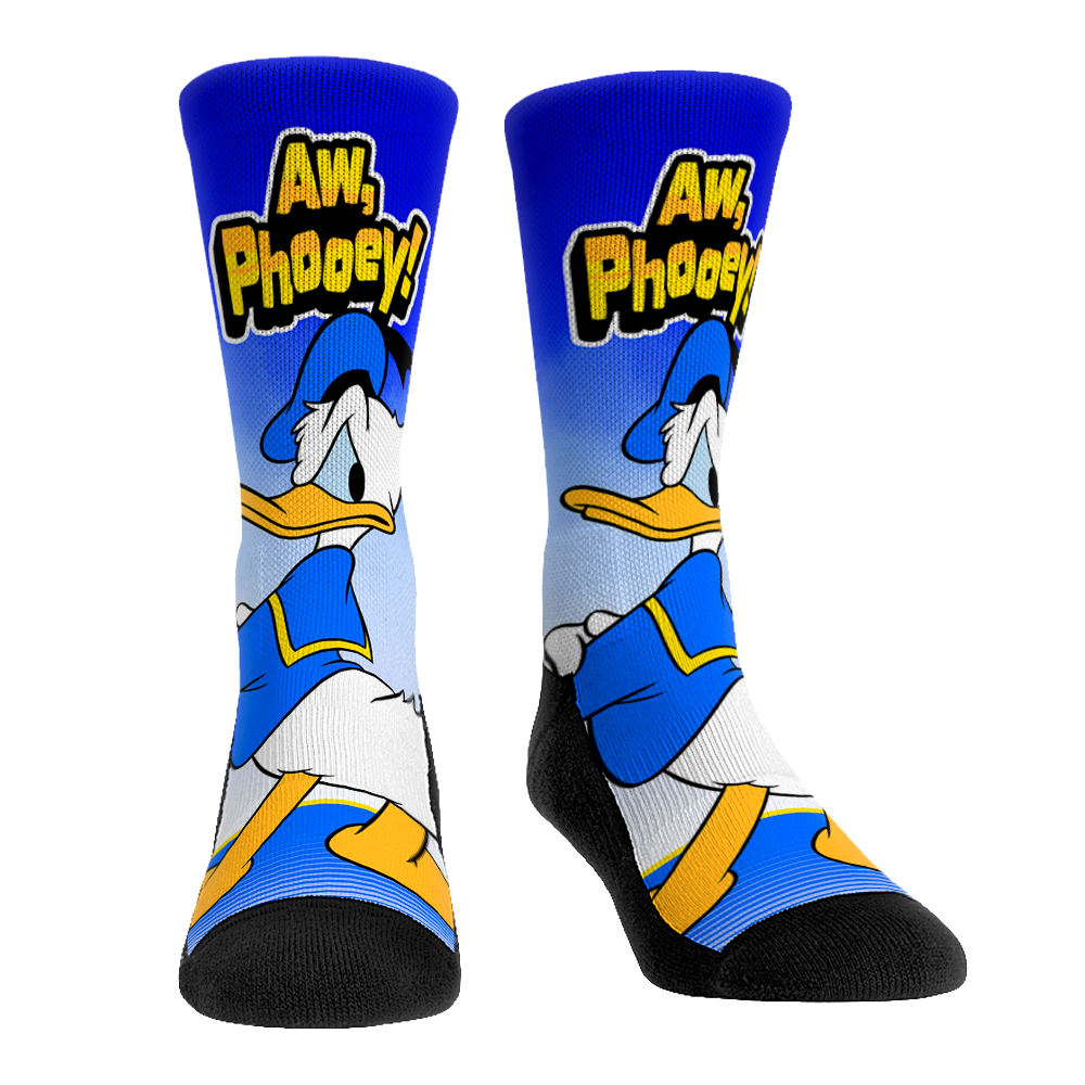 Donald Duck Socks - Signature Saying - Disney Socks - Rock 'Em Socks
