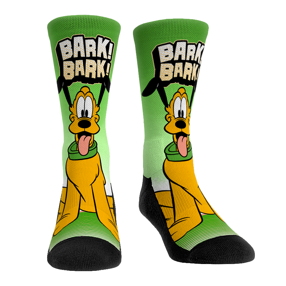 Pluto Socks - Signature Saying - Disney Socks - Rock 'Em Socks