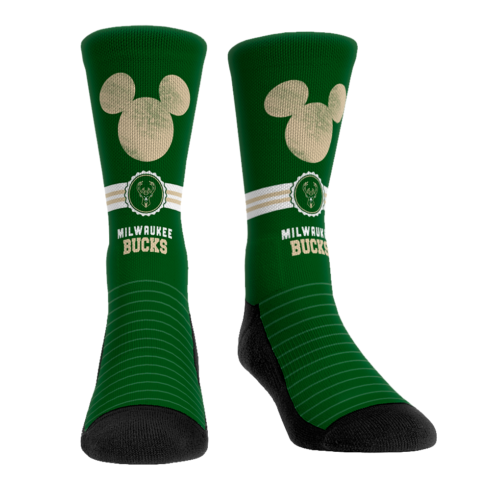 Milwaukee Bucks Socks - Disney - NBA Socks - Rock 'Em Socks