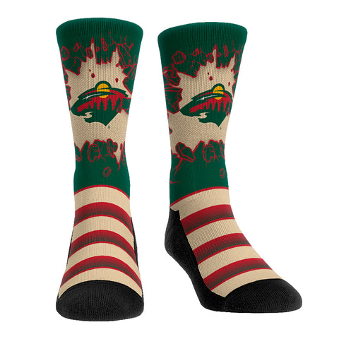 Minnesota Wild - Official NHL Sock Collection - Rock 'Em Socks