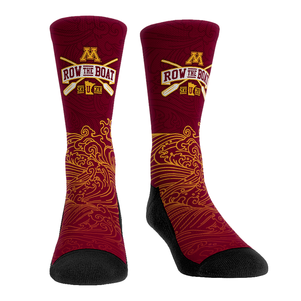 Minnesota Gophers Socks - Row the Boat Socks - Rock 'Em Socks