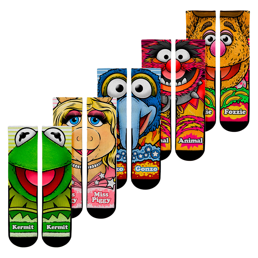 The Muppets Socks - Split Face 5-Pack Bundle - Rock 'Em Socks