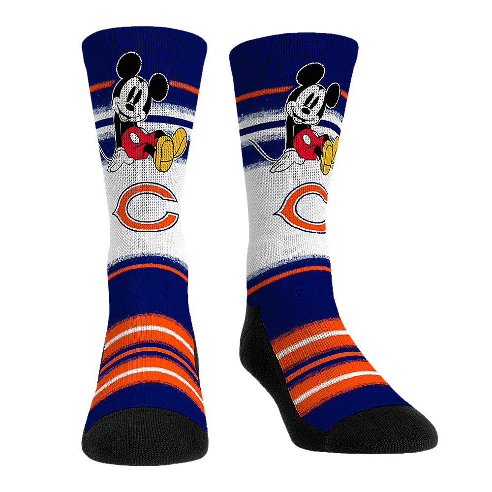 Chicago Bears Socks - Disney Sit Stripe - NFL Socks - Rock 'Em Socks