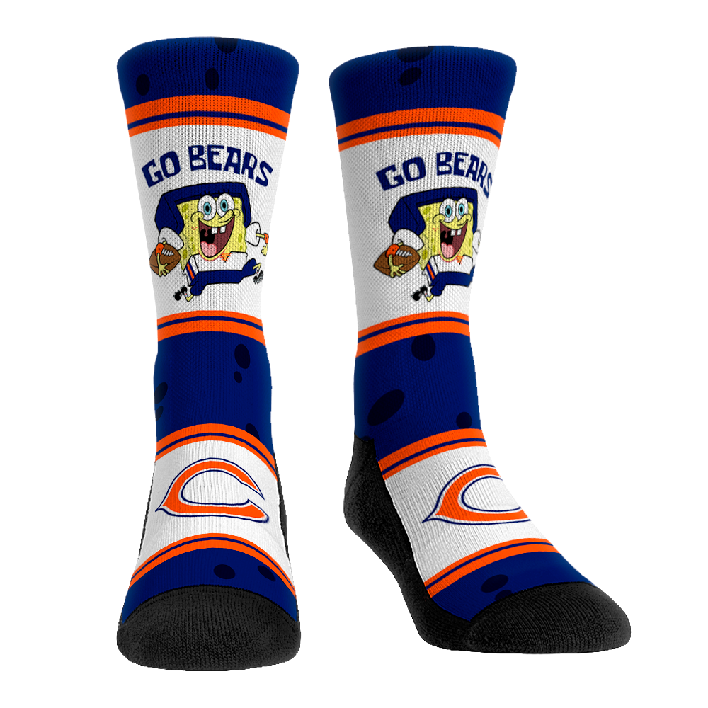Chicago Bears - SpongeBob SquarePants Socks - Team Up - Rock 'Em Socks