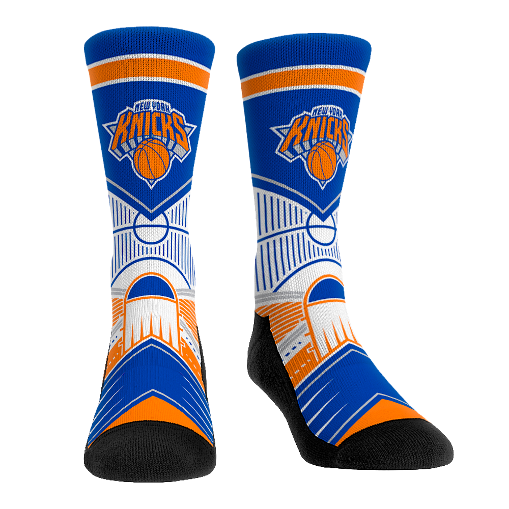 New York Knicks Socks - Full Court Press Socks - NBA Socks - Rock 'Em Socks