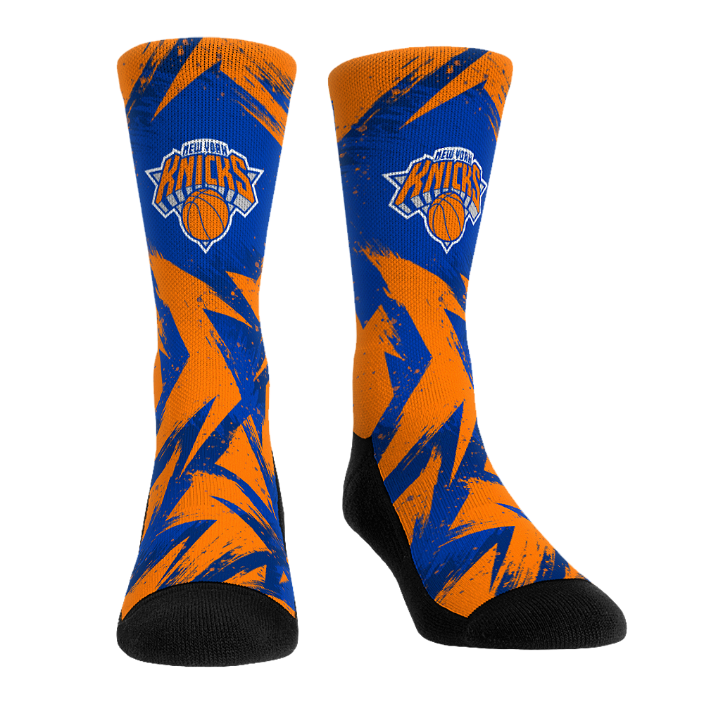 New York Knicks Socks - Game Paint - NBA Socks - Rock 'Em Socks