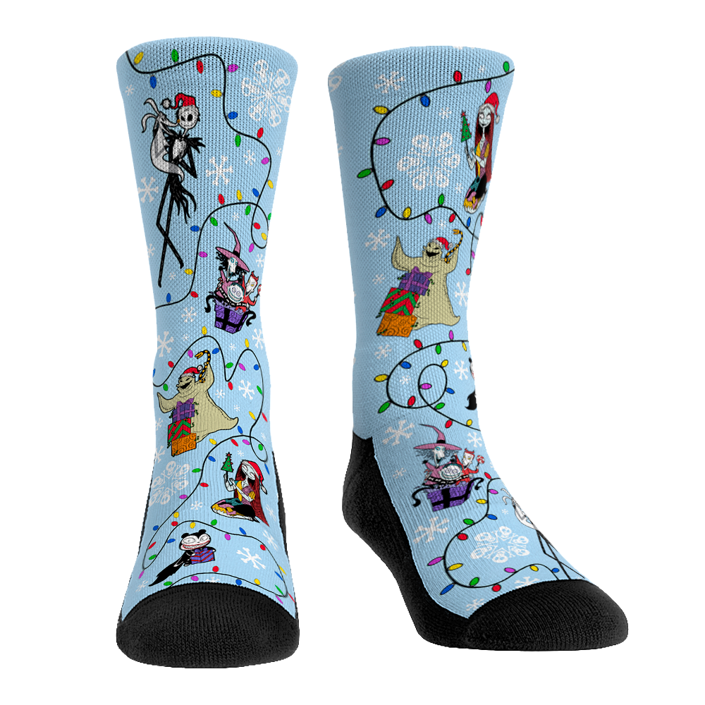 The Nightmare Before Christmas Socks - Holiday All-Over - Disney ...