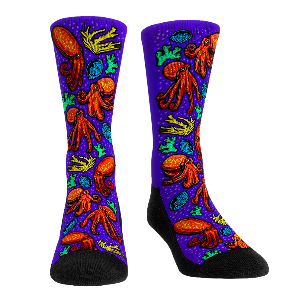 Octopus Socks - All-Over - Animals Collection - Rock 'Em Socks