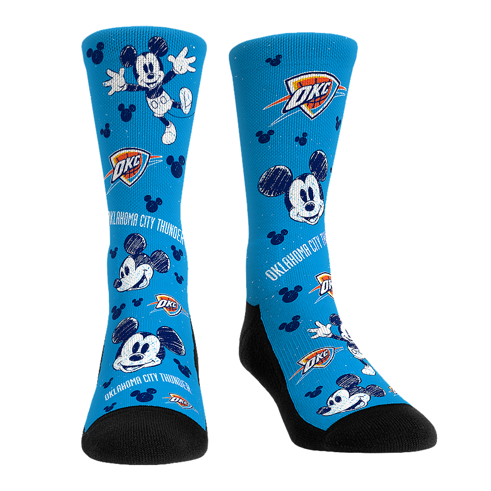 Oklahoma City Thunder Socks - Disney - NBA Socks - Rock 'Em Socks