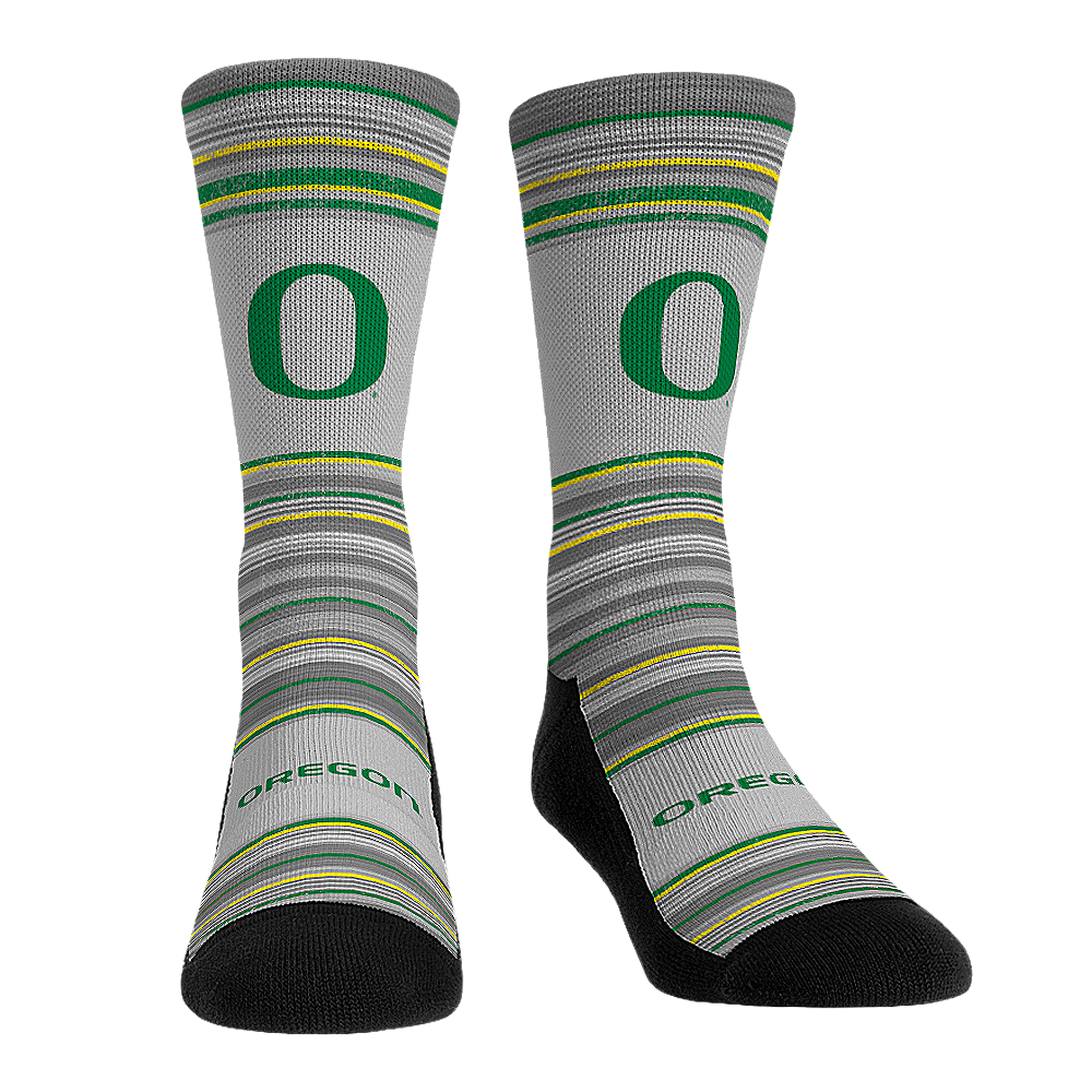 Oregon Ducks Socks - Heather Classics - Rock 'Em Socks